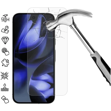 GOOGLE PIXEL 10 PRO TEMPERED GLASS SCREEN PROTECTOR - 9H - CASE FRIENDLY - TRANSPARENT