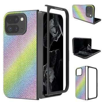 GOOGLE PIXEL 9 PRO FOLD RHINESTONE TEXTURE HYBRID CASE