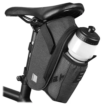 SAHOO BICYCLE SEAT CASE WITH BOTTLE HOLDER - 1.8L - BLACK