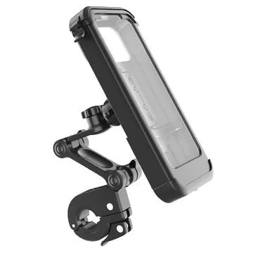 DS-MT3 WATERPROOF SMARTPHONE HOLDER FOR BICYCLE / MOTORCYCLE - BLACK