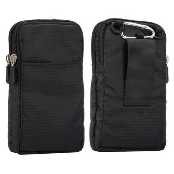 UNIVERSAL BELT CLIP CASE FOR SMARTPHONES WITH CARABINER AND STRAP - 6.3"-6.9"