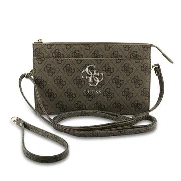 GUESS 4G METAL LOGO UNIVERSAL PHONE BAG WITH CROSSBODY STRAP