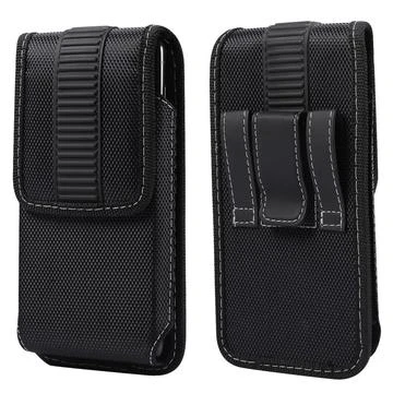 6.7-6.9INCH CELLPHONE POUCH BELT LOOP BACK CLIP WAIST BAG FOR IPHONE 13 PRO MAX/12 PRO MAX/SAMSUNG GALAXY NOTE 10/NOTE 10 PLUS