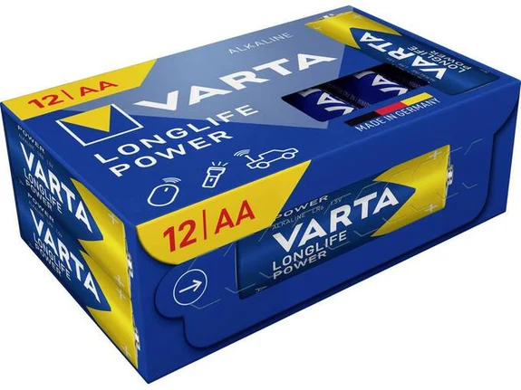 Varta Alkalna baterija Longlife power LR6 cube 12/1