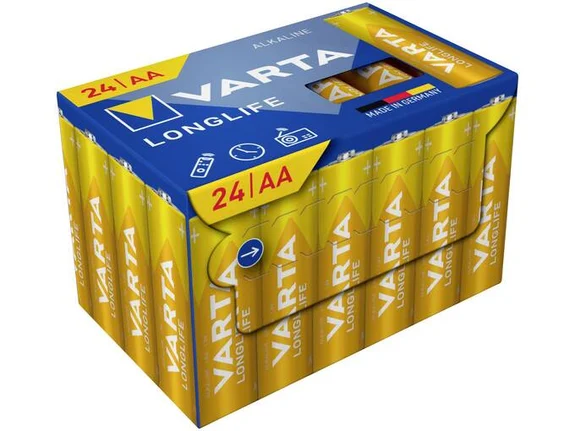 Varta Alkalna baterija Longlife LR6 cube 24/1