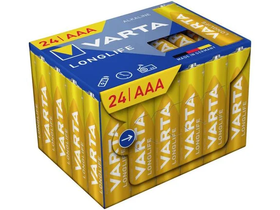 Varta Alkalna baterija Longlife power LR03 cube 24/1