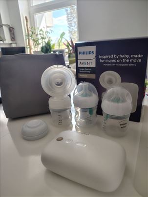 Philips Avent prenosiva pumpica sa dve flasice i p