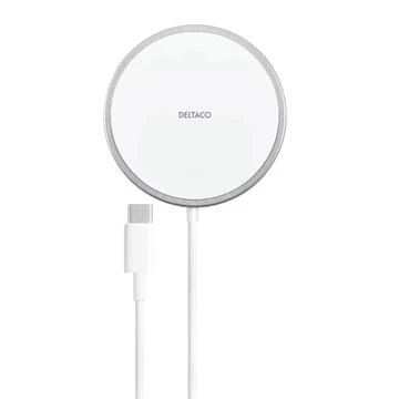 DELTACO QI WIRELESS CHARGER WITH MAGSAFE - 15W