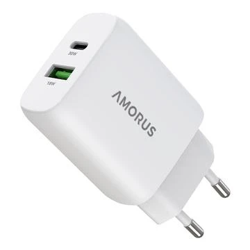 AMORUS 30W GAN FAST WALL CHARGER - WHITE