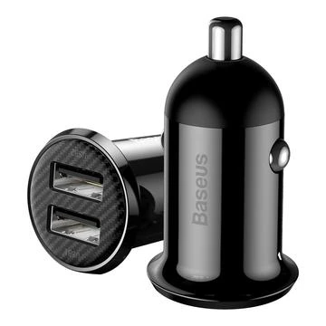 BASEUS GRAIN PRO DUAL USB CAR CHARGER - 4.8A