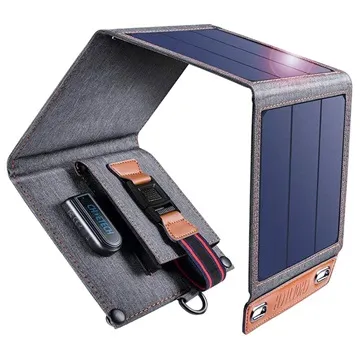 CHOETECH SKLOPIVI SOLARNI PANEL - USB, 14W - CRNI