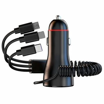 PD 30W FAST CAR CHARGER WITH 100W SUPER FAST CHARGING CABLE MULTI-FUNCTION CIGARETTE LIGHTER 230W CAR CHARGER ADAPTER