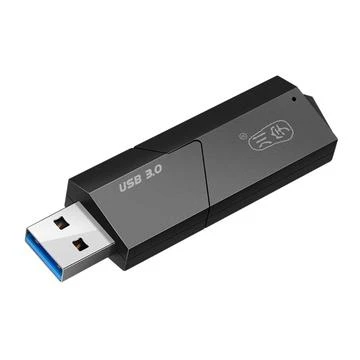 KAWAU C307 MINI PORTABLE USB3.0 CARD READER SD+TF 2-IN-1 CARD READER WITH COVER / SINGLE DRIVE LETTER
