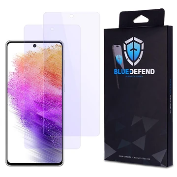 SAMSUNG GALAXY A73 5G BLUEDEFEND ANTI-BLUE LIGHT TEMPERED GLASS SCREEN PROTECTOR - 2 PCS.