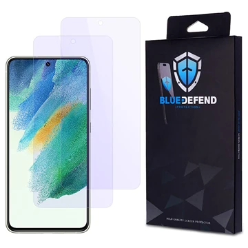 SAMSUNG GALAXY S21 FE 5G BLUEDEFEND ANTI-BLUE LIGHT TEMPERED GLASS SCREEN PROTECTOR - 2 PCS.