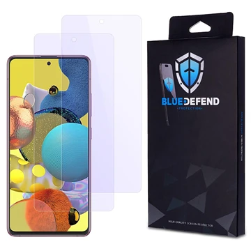 SAMSUNG GALAXY A51 BLUEDEFEND ANTI-BLUE LIGHT TEMPERED GLASS SCREEN PROTECTOR - 2 PCS.