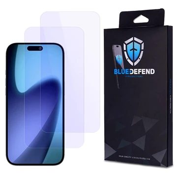 IPHONE AIR BLUEDEFEND ANTI-BLUE LIGHT TEMPERED GLASS SCREEN PROTECTOR - 2 PCS.