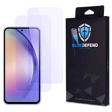 SAMSUNG GALAXY A54 5G BLUEDEFEND ANTI-BLUE LIGHT TEMPERED GLASS SCREEN PROTECTOR - 2 PCS.