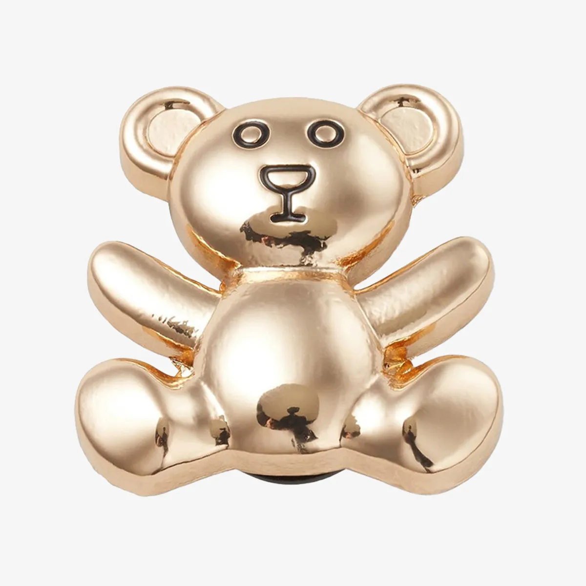 crocs privezak gold teddy bear