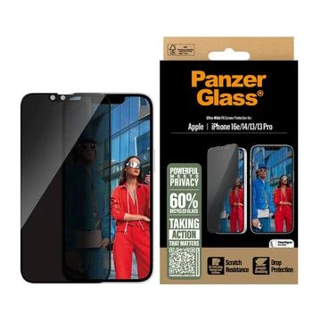 IPHONE 17E/16E/14/13/13 PRO PANZERGLASS ULTRA-WIDE FIT PRIVACY EASYALIGNER ZAŠTITNO STAKLO - CRNE IVICE
