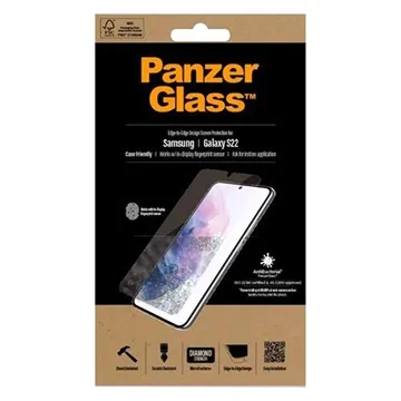 PANZERGLASS CF ANTIBACTERIAL SAMSUNG GALAXY S22 5G ZAŠTITNO STAKLO - 9H