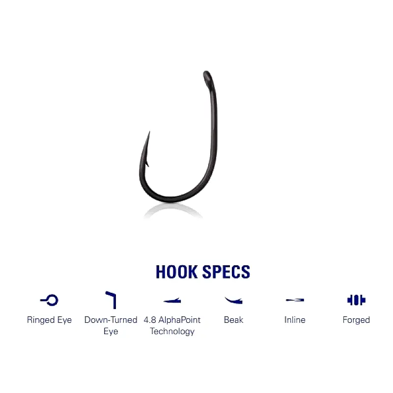 MUSTAD CARP XV2 WIDE GAP 60550AP 1 (1MU-60550AP-TX-1)