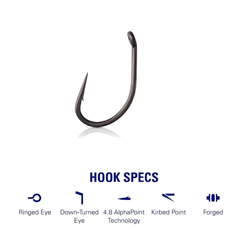 MUSTAD CARP XV2 CONTINENTAL 60552AP 4 (1MU-60552AP-TX-4)