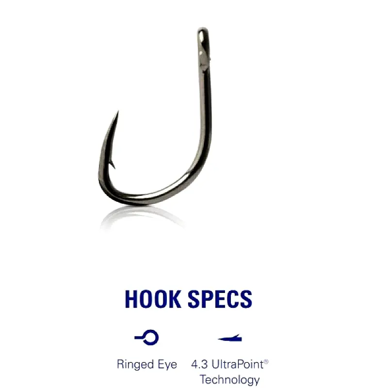 MUSTAD EYED HEAVY FEEDER MU-14-60333NP 10 (1MU-MU14-60333-BN-10)