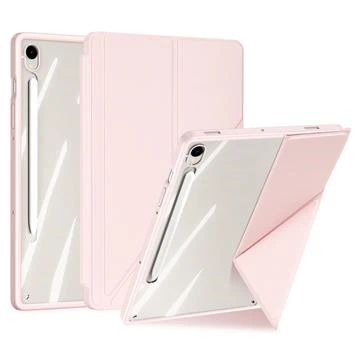SAMSUNG GALAXY TAB S10 FE/S9 FE/S9 DUX DUCIS MAGI DETACHABLE 2-IN-1 FOLIO CASE - PINK