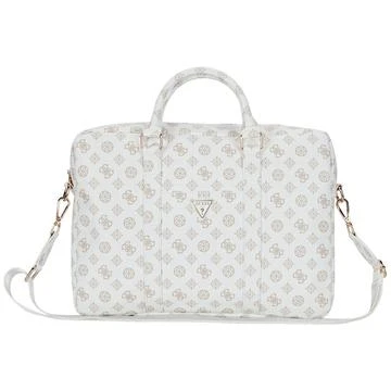 GUESS 4G PEONY LAPTOP BAG - 16" - WHITE