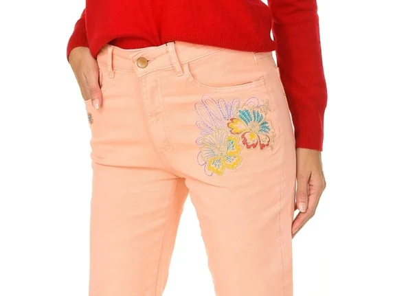 Desigual Ženske pantalone Coral Rep