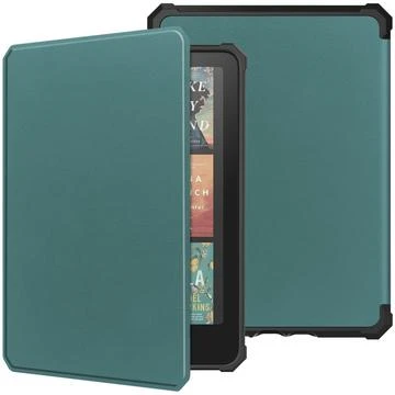 AMAZON KINDLE PAPERWHITE (2024) SMART FOLIO CASE - DARK GREEN