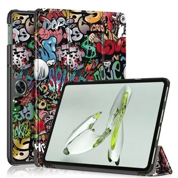 ONEPLUS PAD GO/OPPO PAD AIR2 TRI-FOLD SERIJA SMART ZAŠTITNA FUTROLA - GRAFITI
