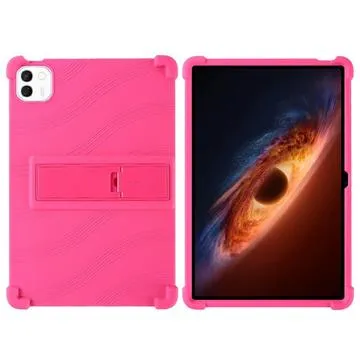 HONOR MAGICPAD 4 SILICONE CASE WITH KICKSTAND - HOT PINK
