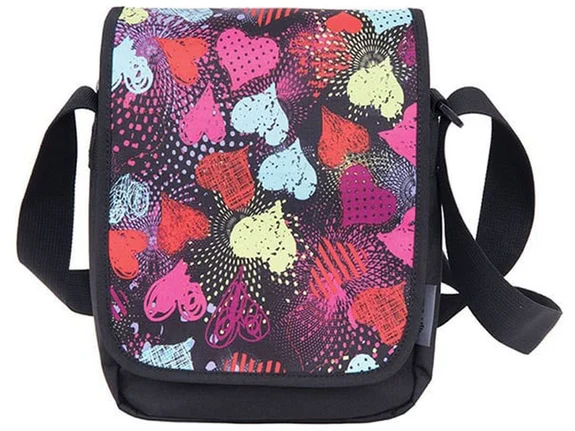 Pulse Muška torba City Black Hearts