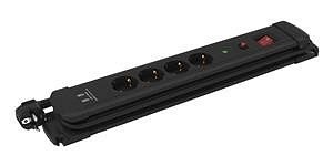 Produzni kabel sa 4 mesta/2m +p+2xUSB 3x1.5 prenap. zastit