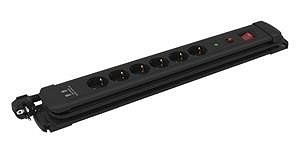 Produzni kabel sa 6 mesta/2m +p+2xUSB 3x1.5 prenap. zastit