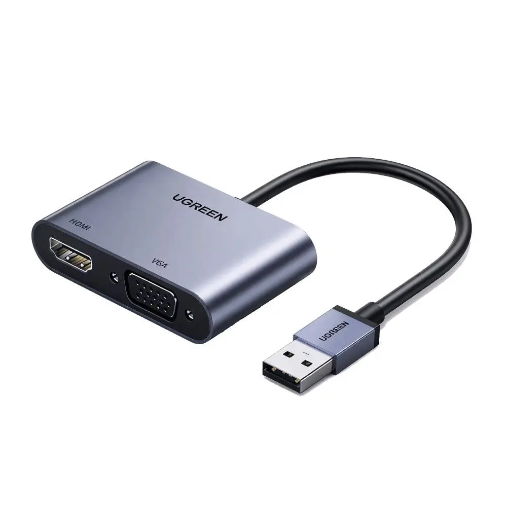 UGREEN CM449 USB na HDMI+VGA Konvertor