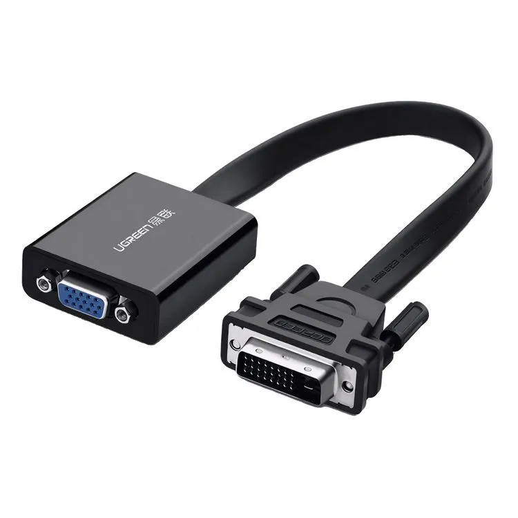 UGREEN MM108 DVI-D na VGA Flat Kabl