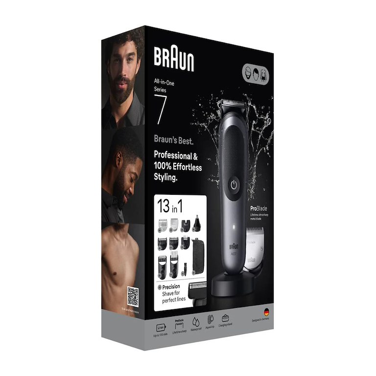 Braun Višenamenski Multifunkcionalni Električni Trimer AIO7560