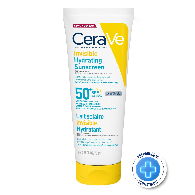 CeraVe Sunscreen nevidljivi losion SPF50+ 75ml