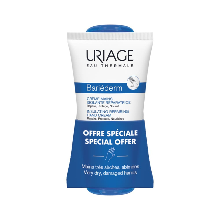 Uriage Bariederm krema za ruke 2x50ml