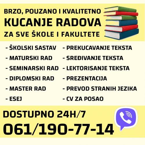Prezentacija, maturski, seminarski, diplomski
Sombor