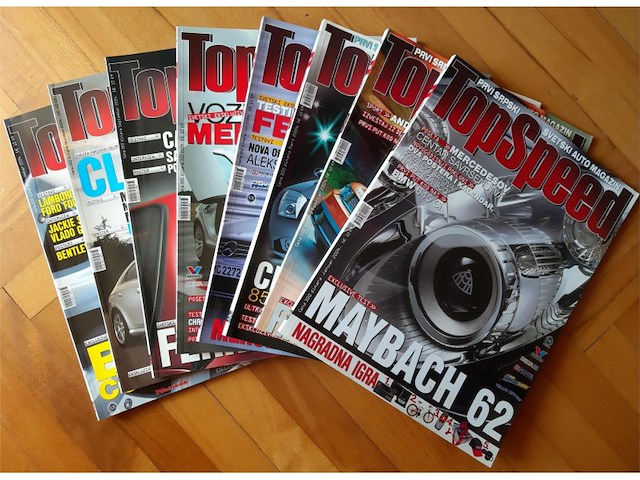 TOP SPEED, auto magazin,br.21,22,23,26,27,29,30,31/2004