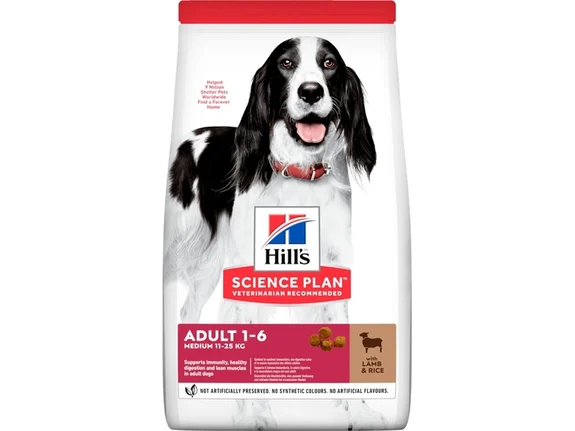Hills Science Plan Hrana za pse sa jagnjetinom i pirinčem Medium Adult 2,5kg