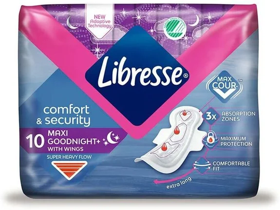 Libresse Ulošci Maxi+ goodnight 10/1