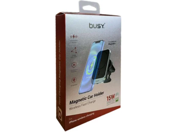 Busy Magnetni bežični punjač i držač 50719