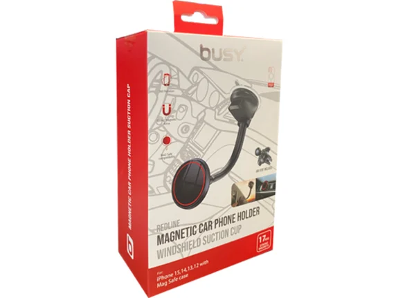 Busy Magnetni držač i punjač okrugli vakumski 2u1 50647