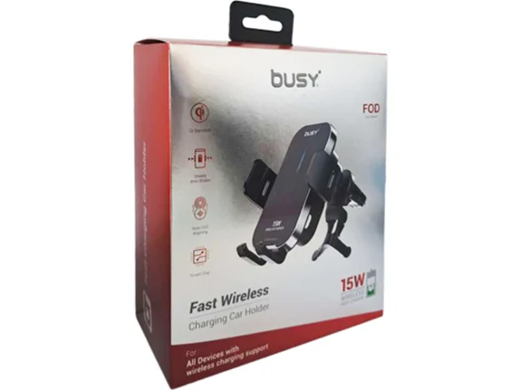 Busy Brzi bežični punjač i držač 50768