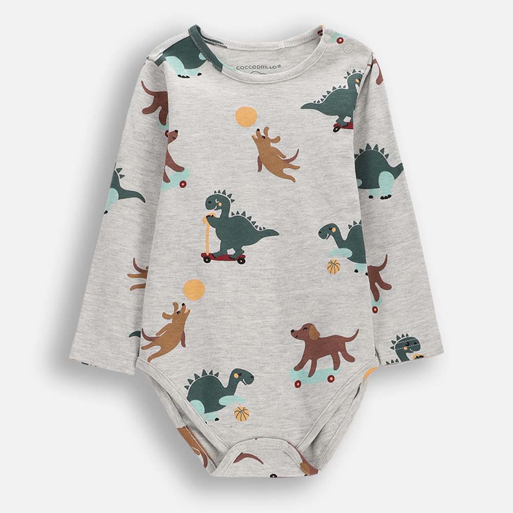 COCCODRILLO HEY, LET'S PLAY BOY NEWBORN sivi bodi
